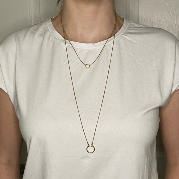 Jewelry | Gold Two Tier Necklace | Poshmark